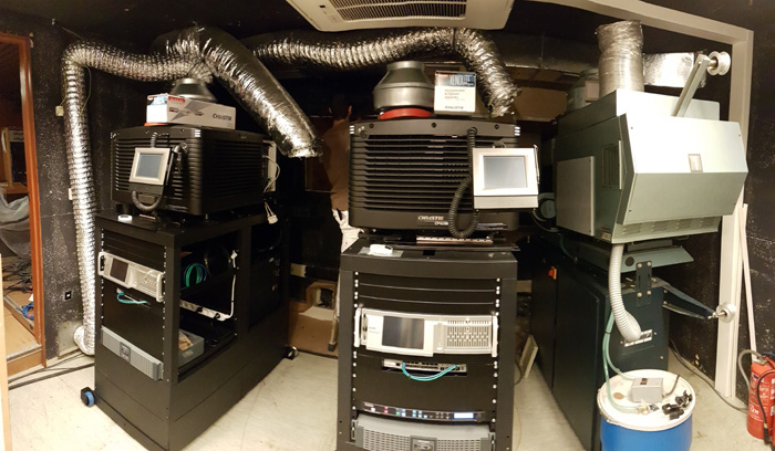 Proyectores Christie Solaria CP4230 en el Kursaal - Cine y Tele